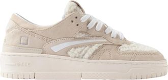 D.A.T.E. D.a.t.e., Femme, Chaussures, Blanc, Taille: 39 EU Camoscio Baskets