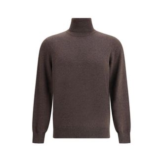 Brunello Cucinelli Kaschmir Rollkragenpullover - - Knitwear - Herren - Braun - XL