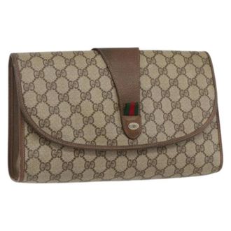 Gucci Pochette en plastique Pre-owned - Femme - Pre-owned - Beige - Taille: ONE Size