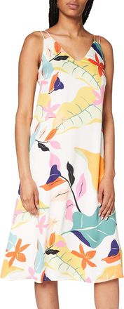 Esprit Collection Damen Kleid 050eo1e304, Wei&szlig; (113), 34