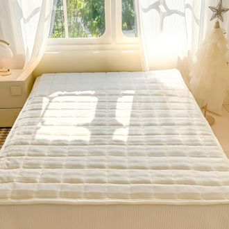 Generic Queen-Size-Matratzenauflage & Faltbare Bodenmatte, ultraweiche, tragbare Tatami-Schlafmatte f&uuml;r Camping & Wohnmobilreisen, vollwertiges aufrollbares D