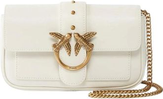 Pinko Pinko, Femme, Sacs, Blanc, Taille: ONE Size Pocket Love Bag One Simply