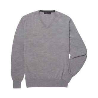 Brooks Brothers Herren, Strickwaren, Grau, SGr&ouml;&szlig;e