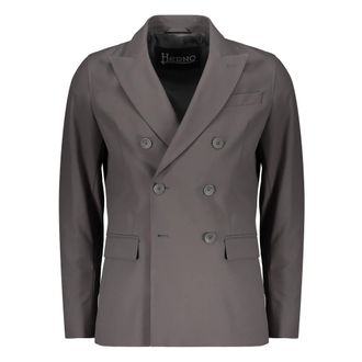 Herno Homme, Vestes, Gris, Taille: L &Eacute;l&eacute;gant blazer &agrave; double boutonnage