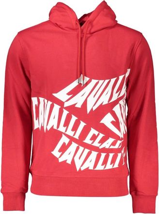 Cavalli Homme, Sweatshirts et sweats &agrave; capuche, Rouge, Taille: M SweaT-shirt sans fermeture &eacute;clair