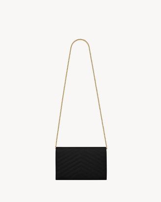 Saint Laurent Unisex Sac Sl H26 Noir Or
