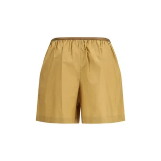 Christophe Lemaire Womens Beige Cotton Bermuda Shorts