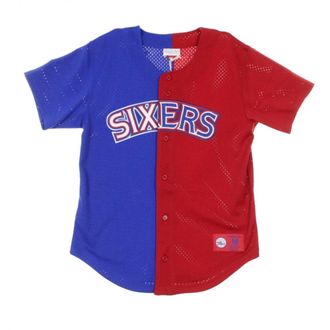 Mitchell & Ness Kurzarmshirt - - Tops - Herren - Blau - XL