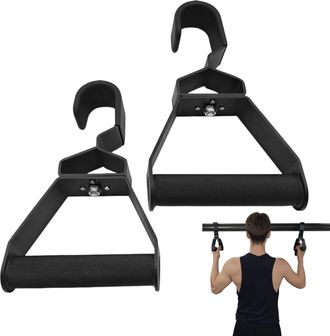 Generic Klimmzug Griffe | Zwei Stück Verstellbare Trainingsgriffe - Fitnessgerät Krafttrainer für Oberkörpertraining | Für Zuhause, Garage, Türrahmen, Fitness