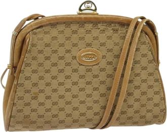 Gucci Pre-owned Cuir sacs-gucci - Femme - Pre-owned - Beige - Taille: ONE Size