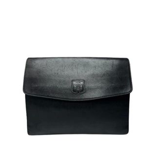 Celine Pochette Vintage en Cuir dOccasion - Femme - Pre-owned - Noir - Taille: ONE Size