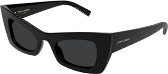 Saint Laurent SL 702 Cat Eye Sonnenbrille - - Accessories - unisex - Schwarzk - 49 MM