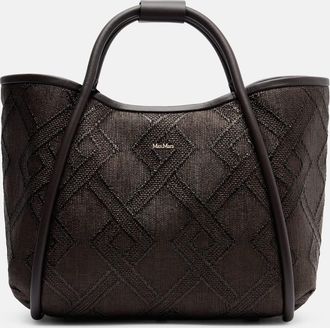Max Mara Tote Bag aus Leder