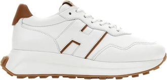 Hogan Low-Top Sneaker - H641 H Patch Sneakers With Leather - Gr. 40 (EU) - in Wei&szlig; - f&uuml;r Damen