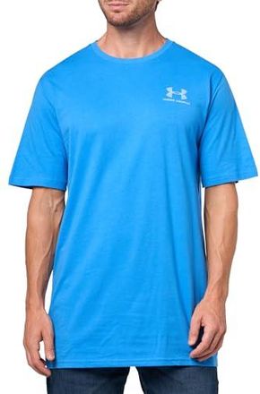 Under Armour T-Shirt de Sport Colorblock pour Homme, (411) Blue Atlantis / / Blue Calm, Taille 5XL