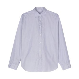 Finamore Blaues Vertikales Streifenhemd - - Blouses & Shirts - Damen - Blau - S