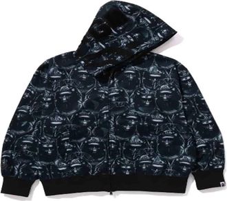 A Bathing Ape A Bathing Ape, Homme, Sweatshirts et sweats &agrave; capuche, Multicolore, Taille: M Shark Full Zip Sweat &agrave; capuche