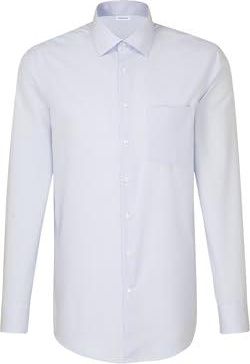 Seidensticker Chemise business homme Seidensticker - coupe classique - sans repassage - col Kent - manches longues - rayures - 100% coton