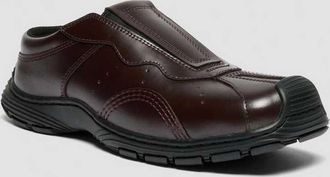 Dr. Martens Aurix Satin Finish Leder Mules Schuhe in Rot, Gr&ouml;&szlig;e: 36