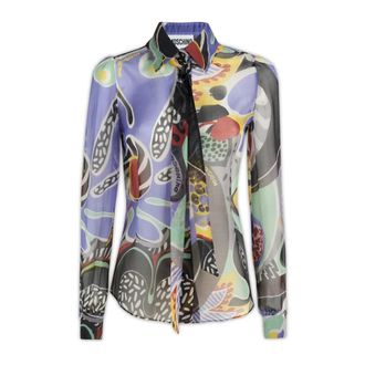 Moschino Damen, Blusen & Hemden, Mehrfarbig, SGr&ouml;&szlig;e
