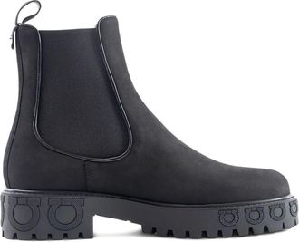 Ferragamo elastic-side Chelsea boots - Schwarz