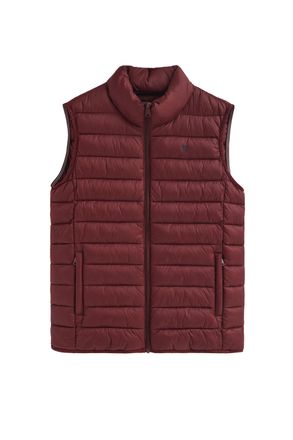 Polo Club Weste Ultralight granatrot mit Rigby Go-Logo