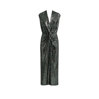 Kiton Pailletten Abendkleid - - Dresses - Damen - Gr&uuml;n - S