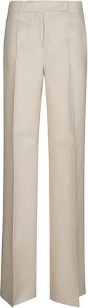Max Mara Femme, Pantalons, Beige, Taille: 34 FR Mxmbadesse Ampio Pantalons