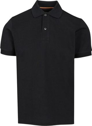 Paul Smith Homme, Tops, Noir, Taille: S Polo &agrave; patte boutonn&eacute;e