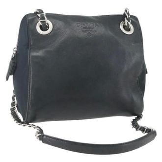 Prada Sac &agrave; bandouli&egrave;re vintage Pre-owned - Femme - Pre-owned - Bleu - Taille: ONE Size