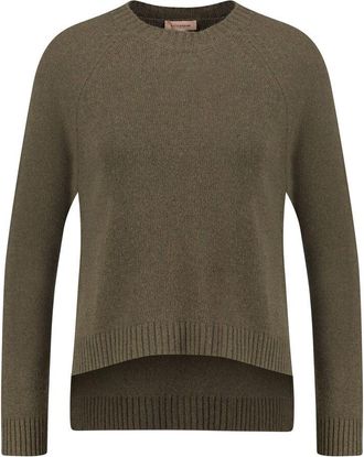 Katestorm Damen Strickpullover mit Wolle und Kaschmir