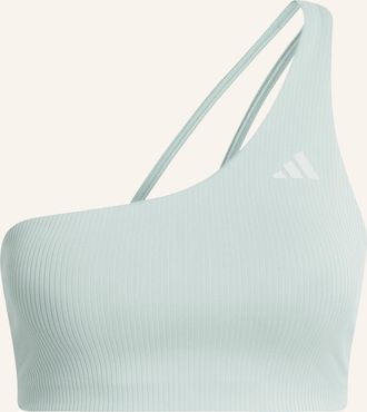 adidas Sport-Bh Optime Rib Ls gruen