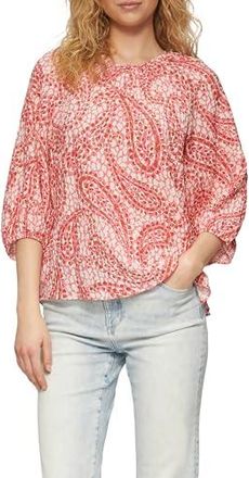 s.Oliver 2163640 Chemisier à Manches 3/4, Framboise, 42 Femmes