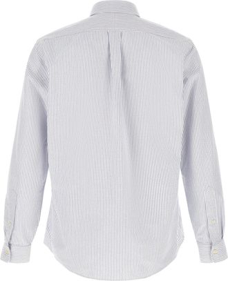 Polo Ralph Lauren Striped Oxford Cotton Shirt - Light Blue
