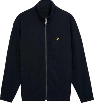 Lyle & Scott Jacke f&uuml;r Herren, Hoch geschnitten, Twill (Blau)