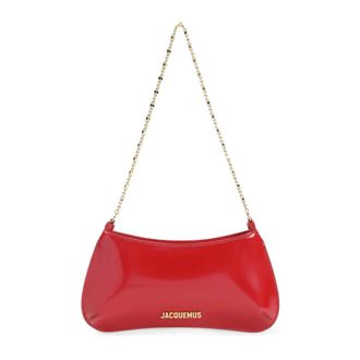 Jacquemus Sac &agrave; main Le Petit Bisou Chaine - Femme - Sacs - Rouge - Taille: ONE Size