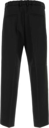 Willy Chavarria Tapered Trousers - Black