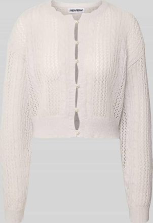 Review Strickjacke mit Knopfleiste