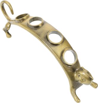 Artibetter Kreativer Katzenförmiger Weinflaschen Ausgießer und Stopfenhalter Weinstopfen Display Ständer Praktischer Flaschenhalter für Weinliebhaber und Sammler