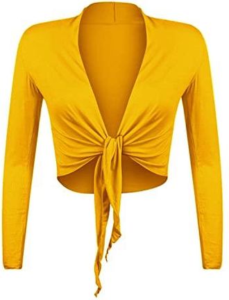 Glamexx24 Bol&eacute;ro Femme, Cardigan Manches Longues Veste Chic et &Eacute;l&eacute;gante Top Bol&eacute;ro Haussement Adapt&eacute; aux Voyages et &Agrave; La Vie Quotidienne
