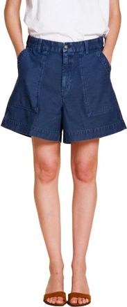 Mason's Femme, Shorts, Bleu, Taille: 38 FR Dallas Cargo Bermuda