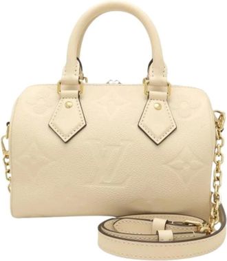 Louis Vuitton Sac &agrave; main Pre-owned Speedy Bandouli&egrave;re 20 - Femme - Pre-owned - Beige - Taille: ONE Size