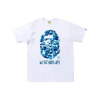 A Bathing Ape ABC Camo Tee - - Tops - Herren - Wei&szlig; - XL