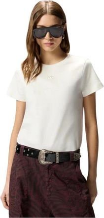 Pinko Pinko, Femme, Tops, Blanc, Taille: 40 FR Bussolotto T-shirt