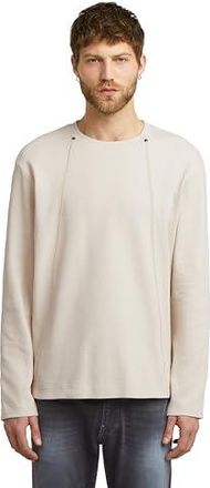 G-Star Tweeter a Line r t ls, Blanc (Whitebait D26826-e164-1603), M