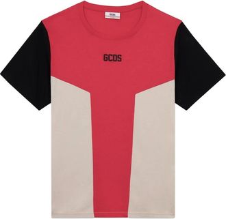 GCDS Gcds, Homme, Tops, Multicolore, Taille: M T-shirt Color-Block