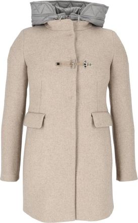 Fay Toggle Coat DB Front Nylon - - Jackets - Damen - Beige - XS