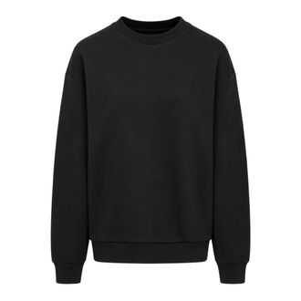 Woolrich Homme, Sweatshirts et sweats &agrave; capuche, Noir, Taille: L Logo Interlock Crewneck