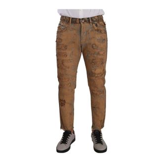 Dolce & Gabbana Slim-fit Jeans - - Jeans - Herren - Braun - M