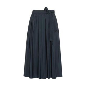Max Mara Femme, Jupes, Bleu, Taille: 42 FR Jupe midi